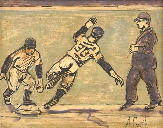 Alfred Smith | Untitled (Baseball Scene | MutualArt