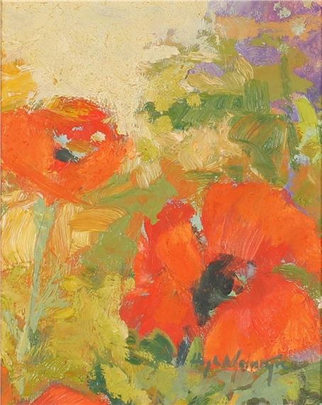 Hugh McIntyre | poppies | MutualArt