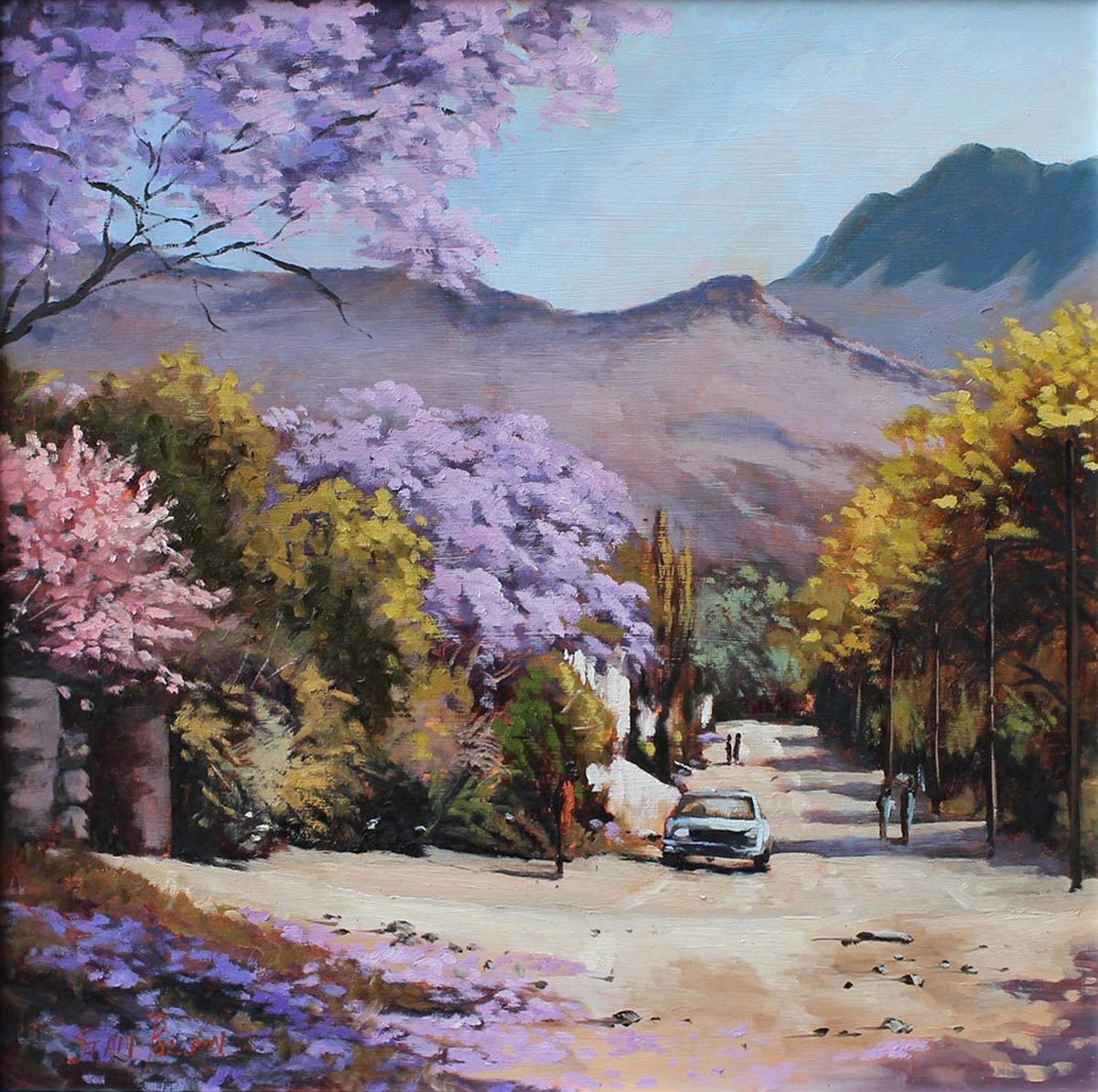 Stan Polson | Street Scene (1971) | MutualArt