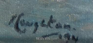 Wilfred J. Haughton | RIVER SCENE WITH COWS, 1994 (1994) | MutualArt