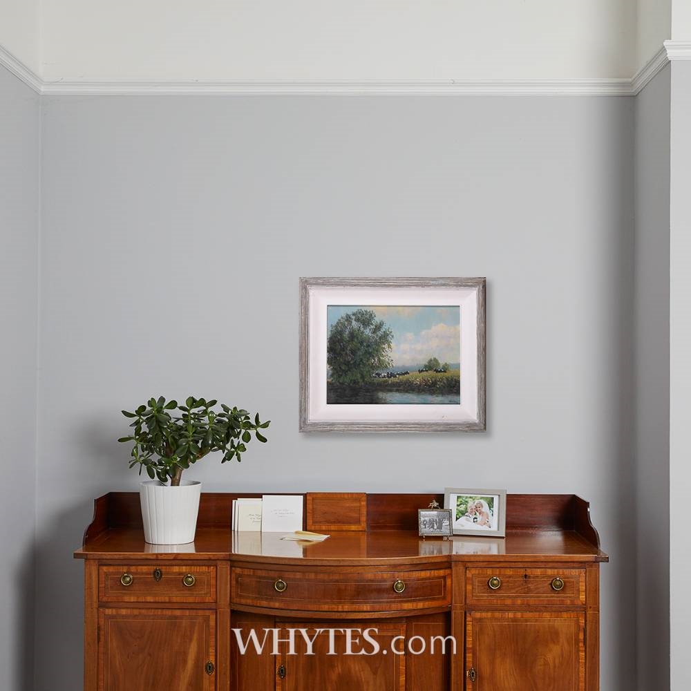 Wilfred J. Haughton | RIVER SCENE WITH COWS, 1994 (1994) | MutualArt