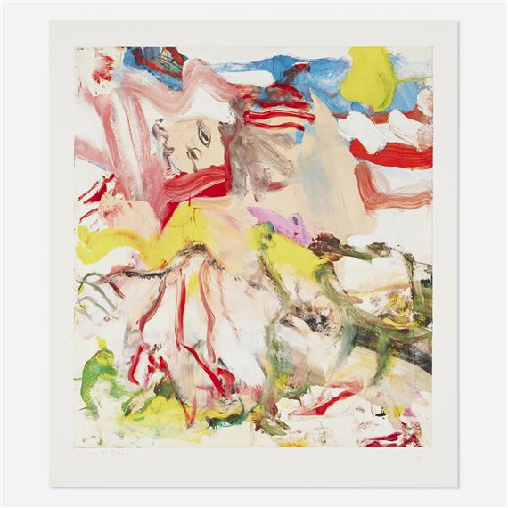 Willem de Kooning | Figures in Landscape VI (1980) | MutualArt