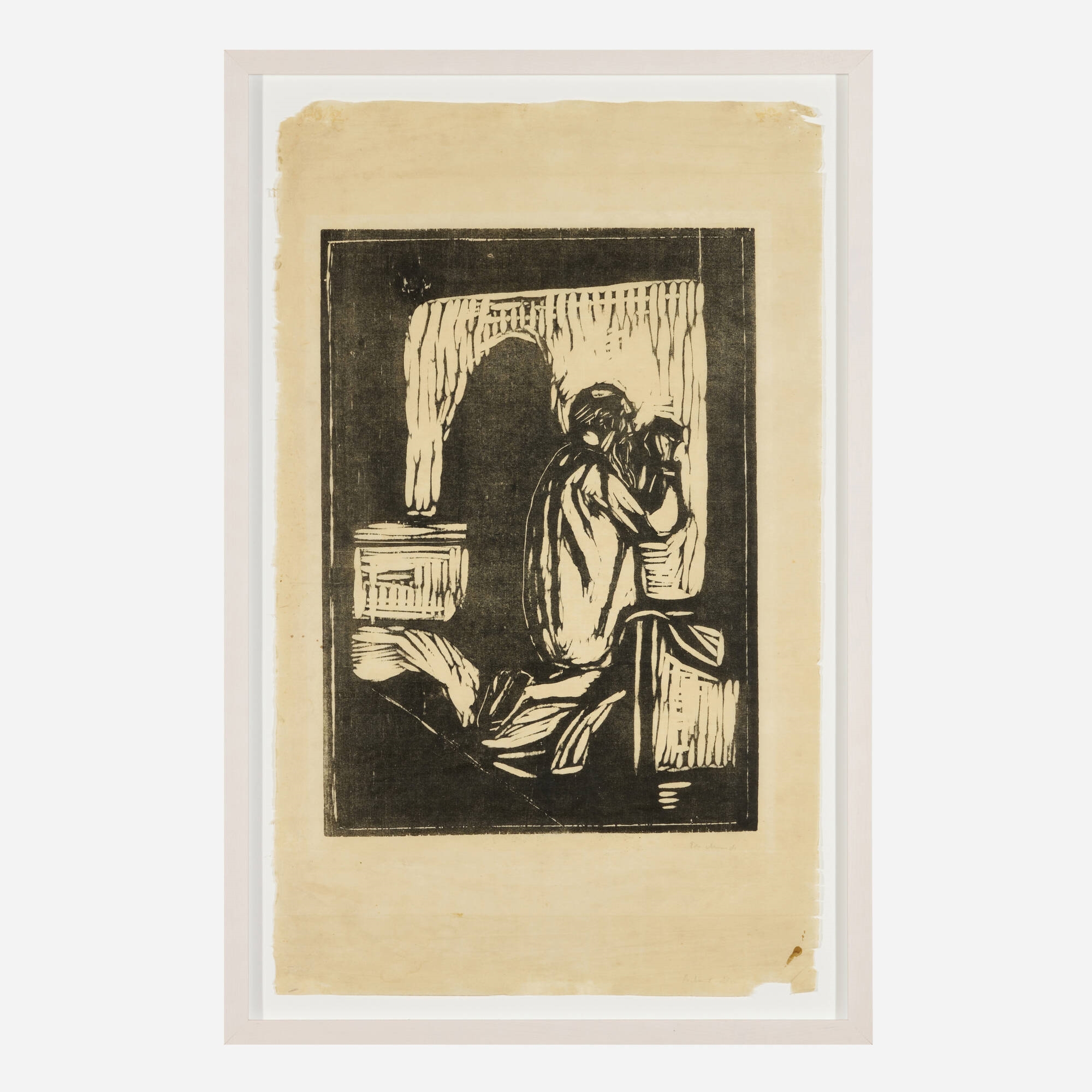 Edvard Munch | Old Man Praying (1902) | MutualArt