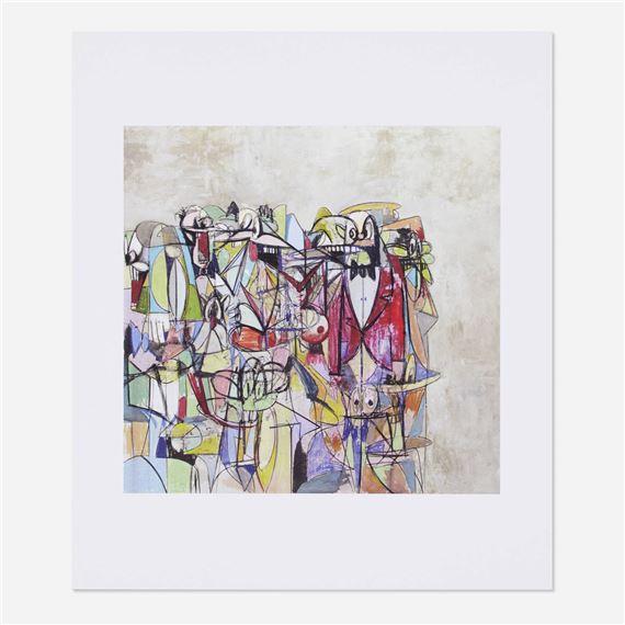 George Condo | Plate 13, Compression IV ((from the Drawings Paintings ...