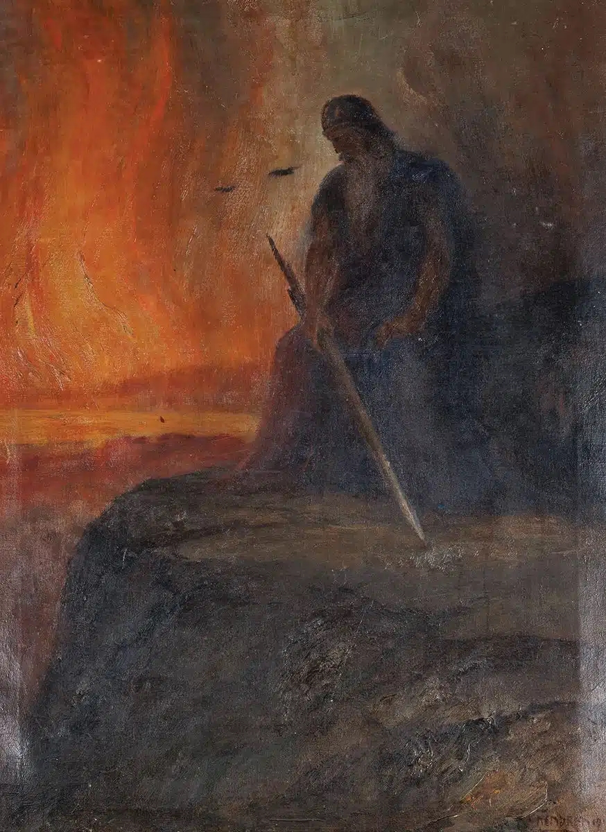 Hermann Hendrich | Portret kobiety w fotelu (1919) | MutualArt