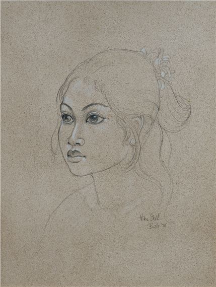 Han Snel | Portrait of Girl (1976) | MutualArt