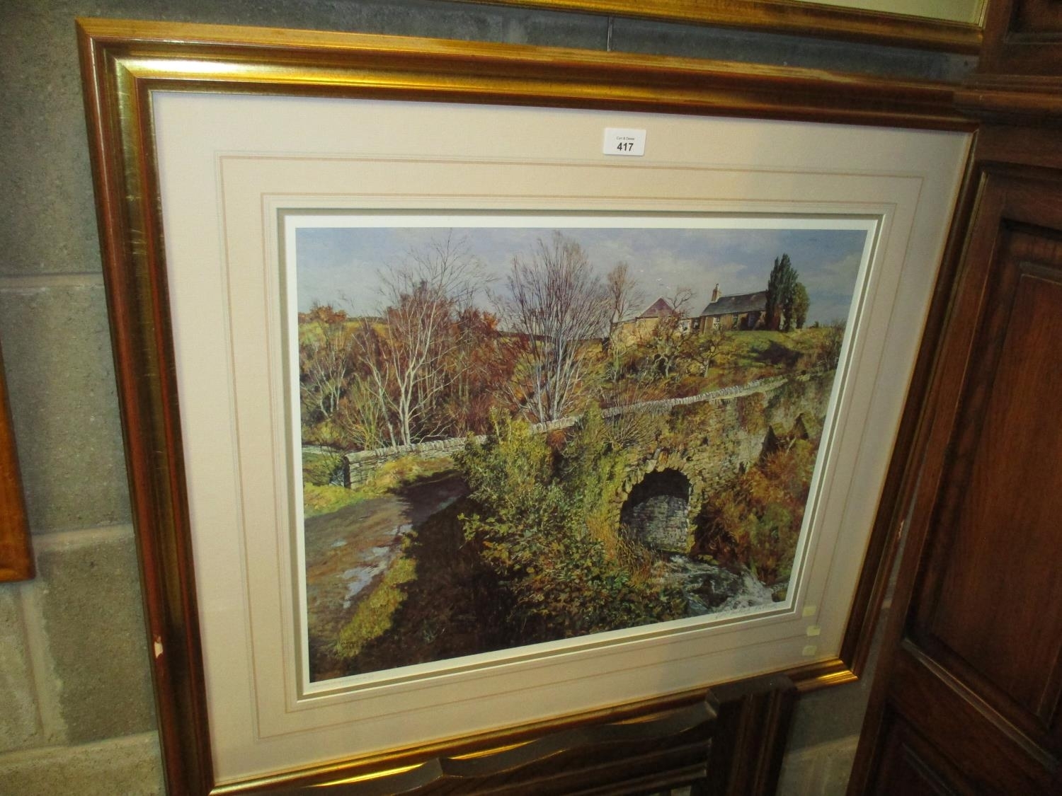 James McIntosh Patrick | James McIntosh Patrick Signed Print The Old Bridge | MutualArt
