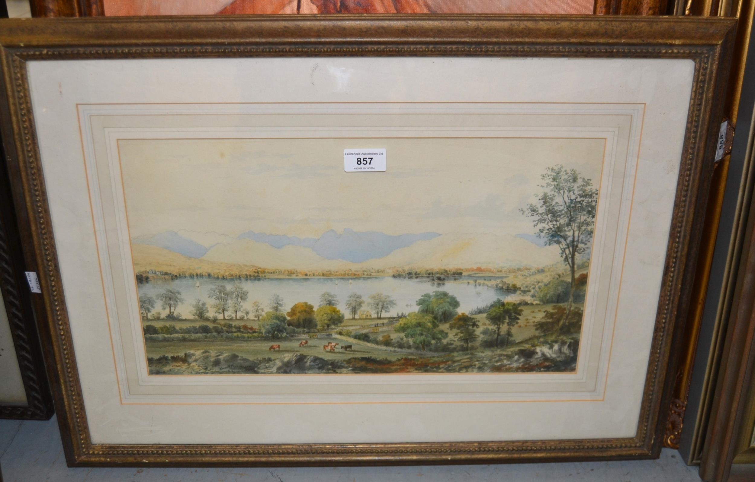 William Taylor Longmire | Lake Windemere from Low Moor | MutualArt