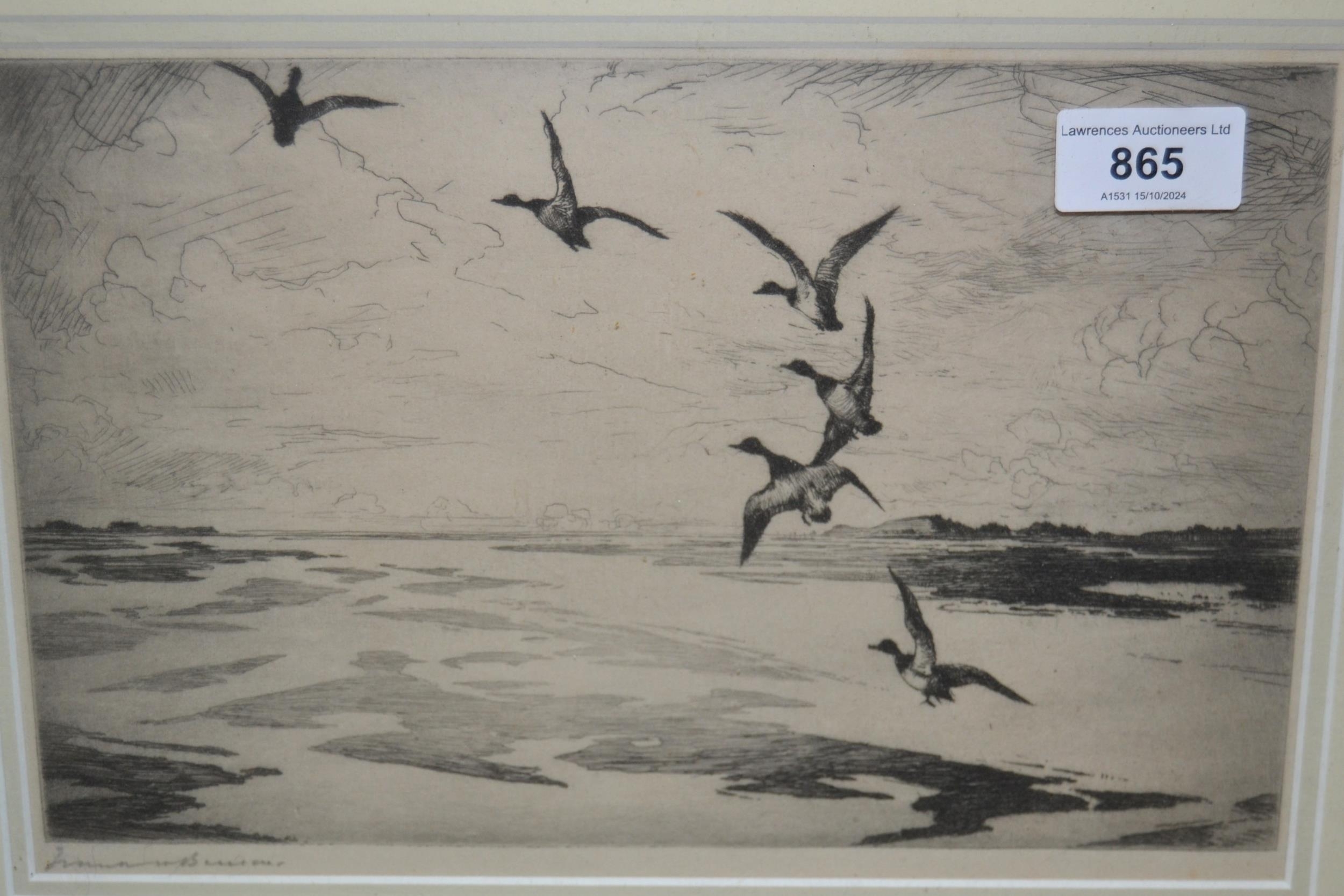 Frank Weston Benson | wildfowl in flight | MutualArt