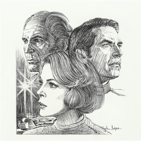 John Lopes | 1975 “Space 1999” Original Drawing (1999) | MutualArt