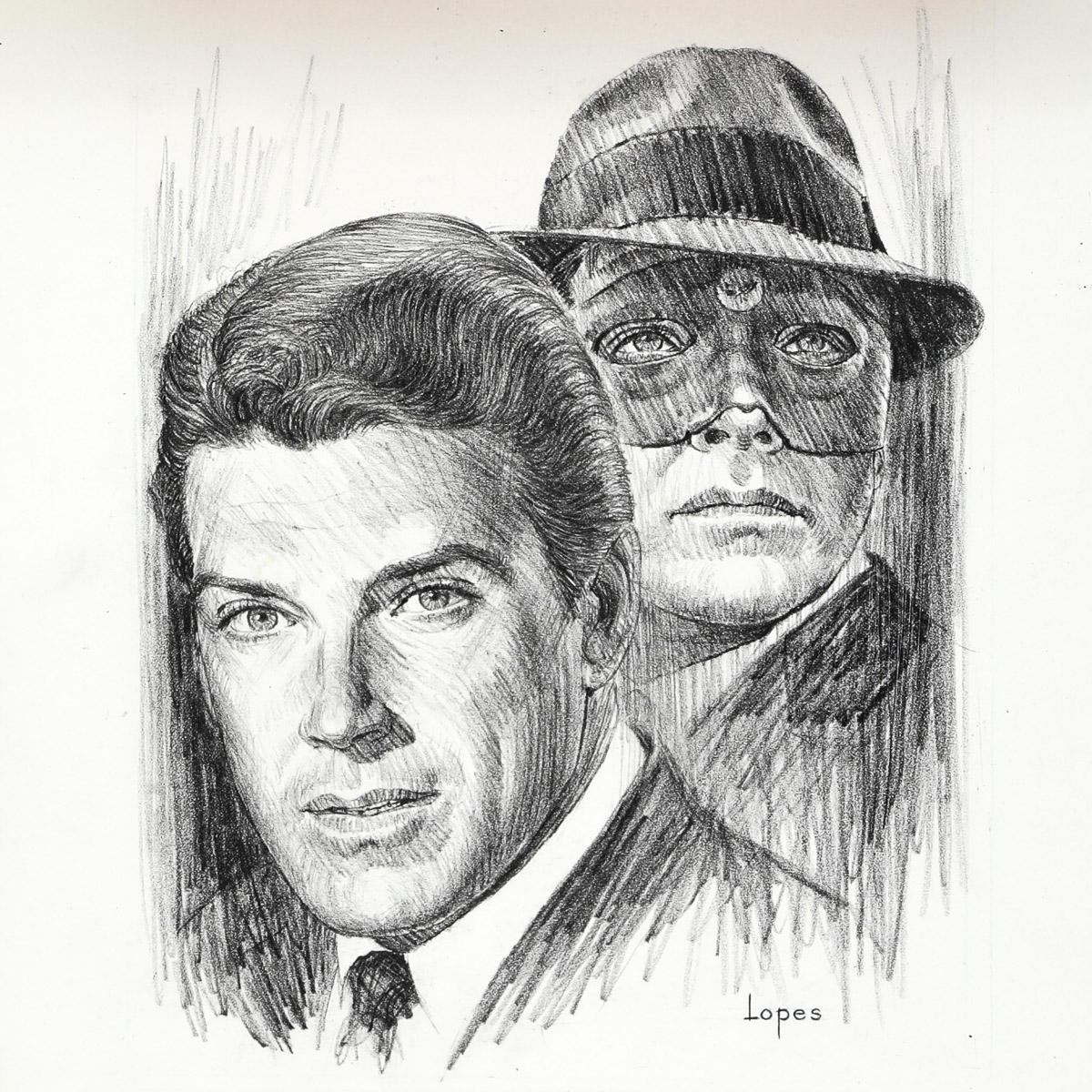 John Lopes | 1966 “Van Williams” Original Drawing (1966) | MutualArt