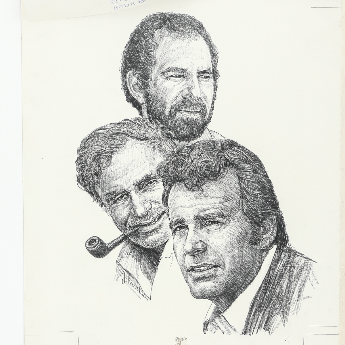 John Lopes | 1978 “The Rockford Files” Original Drawing (1978) | MutualArt
