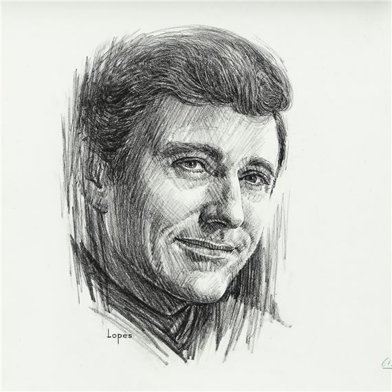 John Lopes | 1963 “Merv Griffin” Original Drawings and Proofs (1963 ...