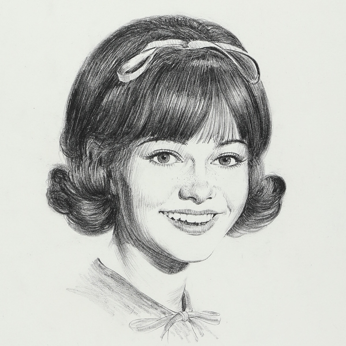 John Lopes | 1968 “Sally Fields” Original Drawing (1968) | MutualArt
