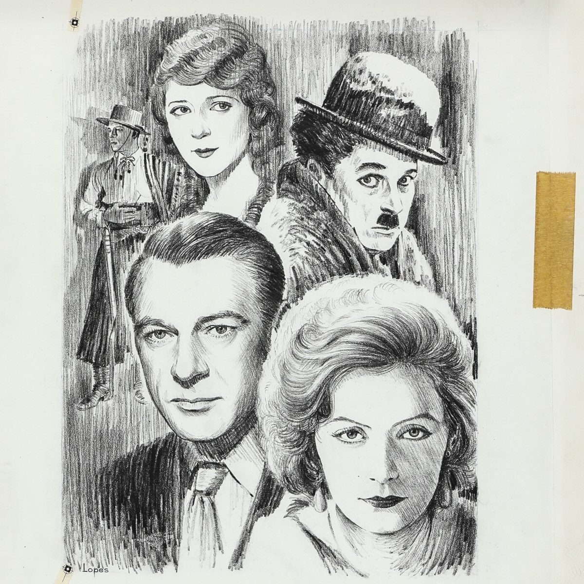 John Lopes | 1963 Original Drawing (1963) | MutualArt