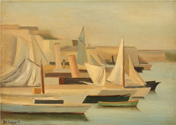 Henri H. Catargi | Sails at Saint Tropez [1928] (Circa 17) | MutualArt