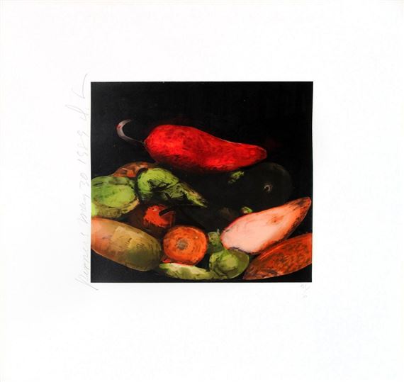 Donald Sultan | Donald Sultan - Peppers (1989) | MutualArt