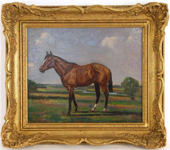 Geoffrey Mortimer | Portrait of a horse, | MutualArt