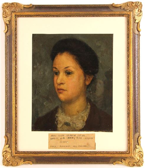 Keith Stephen Lucas | ‘Portrait: Miss Thomas’, | MutualArt