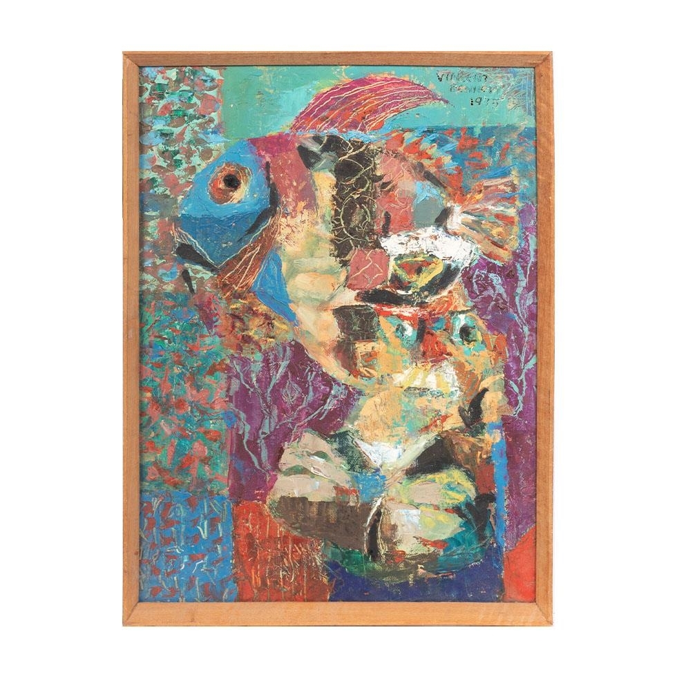 Vincent Bennett | Aquarium - John Dory and Attendant (1975) | MutualArt