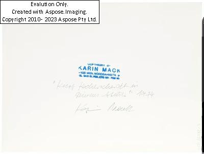 Karin Mack | (Wien 1940 geb.) Kurt Kocherscheidt in seinem Atelier (1974) | MutualArt