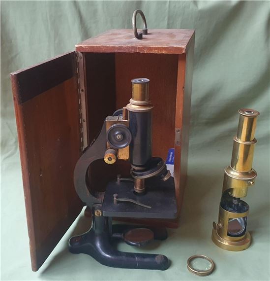 C. BAKER | A cased microscope by C | MutualArt