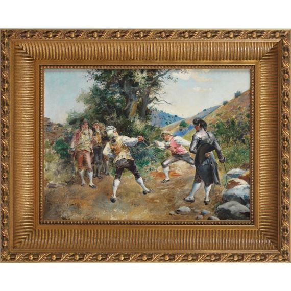 José Denis Belgrano | Duelo de espadachines | MutualArt