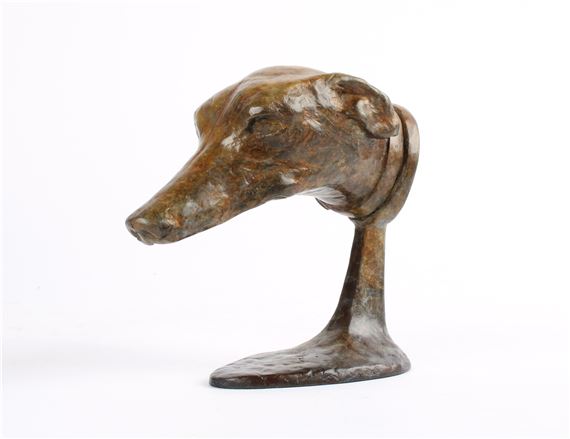 Elfyn Roberts | Head of a Greyhound (1950s) | MutualArt