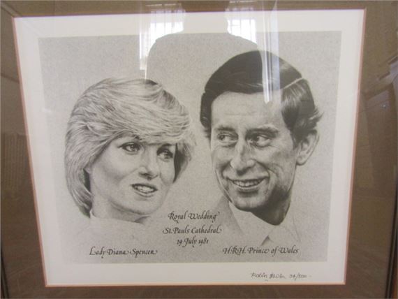Robin Elvin | Robin Elvin limited edition print 34/500 Prince Charles ...