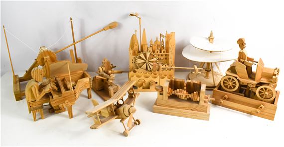 Cityscape | A selection of handmade wooden mechanical models | MutualArt