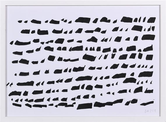 Vera Molnár | Vera MOLNÁR (1924-2023) Writing (2001) | MutualArt