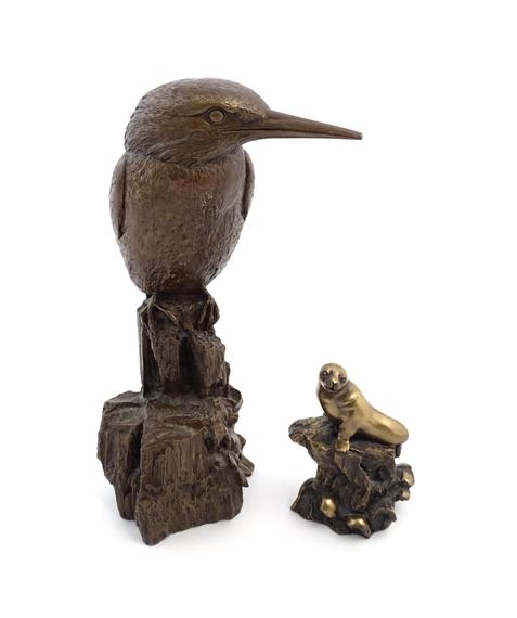 Brian Elton | TwothC bronzed resin sculptures after Brian Elton ...