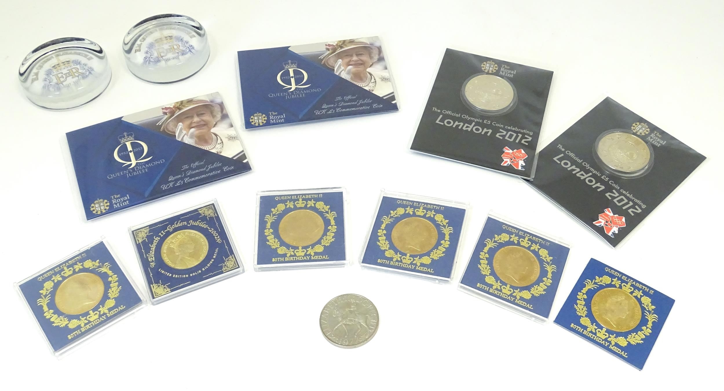 Queen Elizabeth | Collector's Coins : a quantity of commemorative coins ...