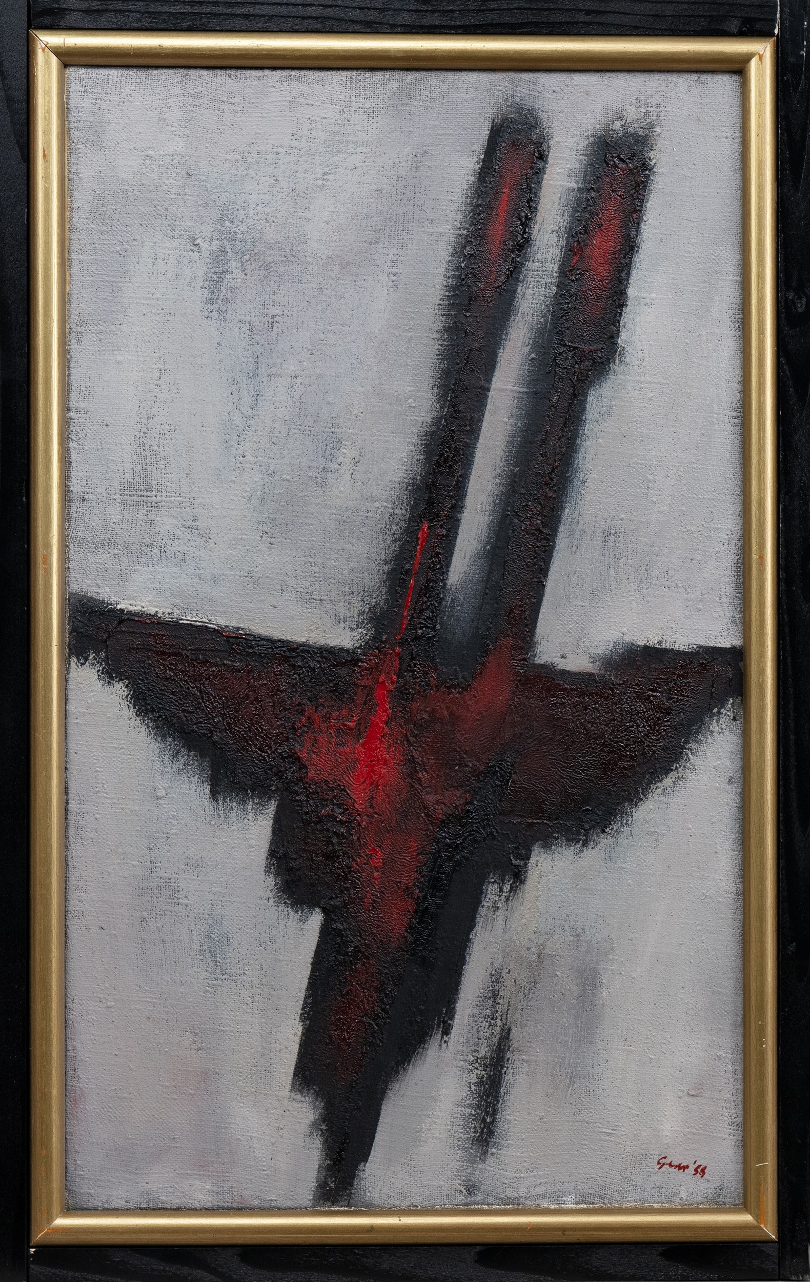 William Gear | RED FLIGHT FORM (58) | MutualArt