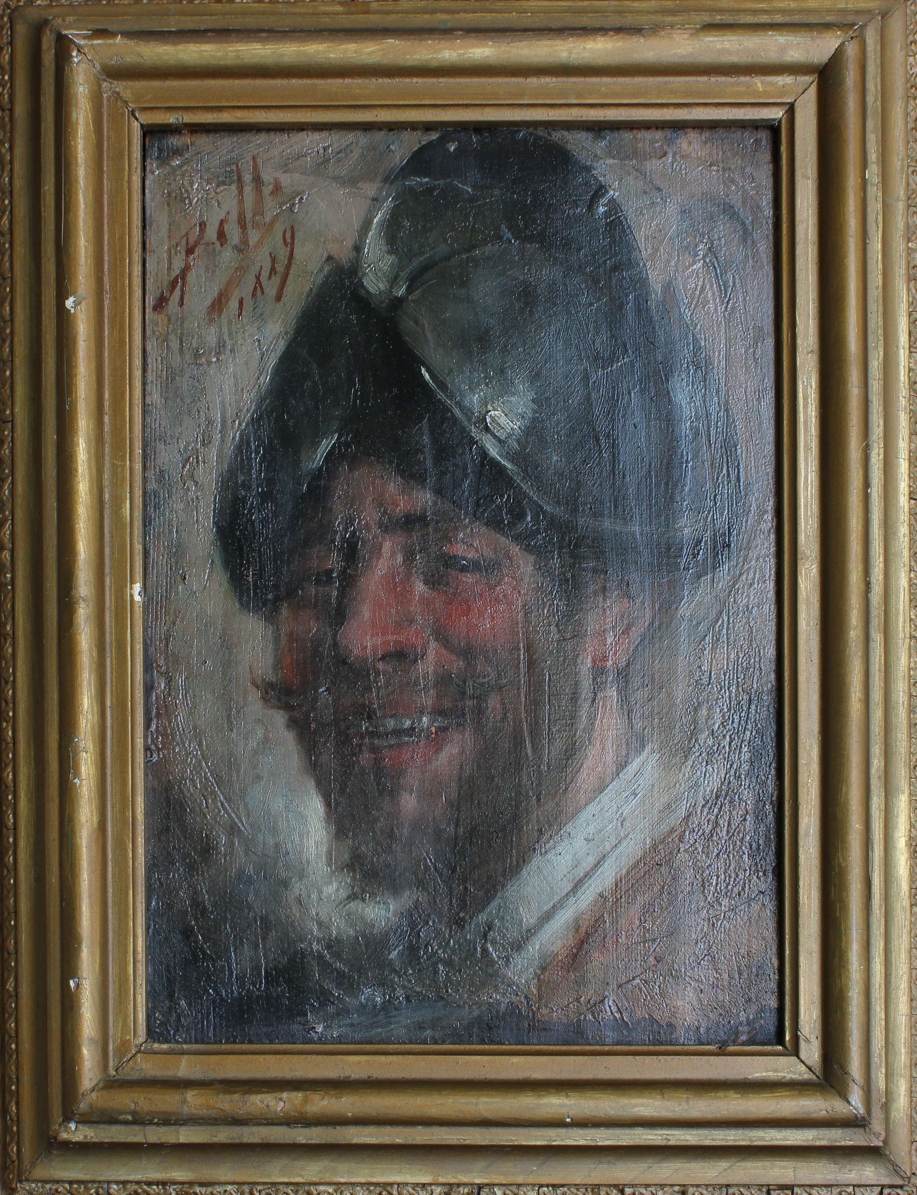 Benito Belli | Portrait of a Laughing Conquistador (1889) | MutualArt