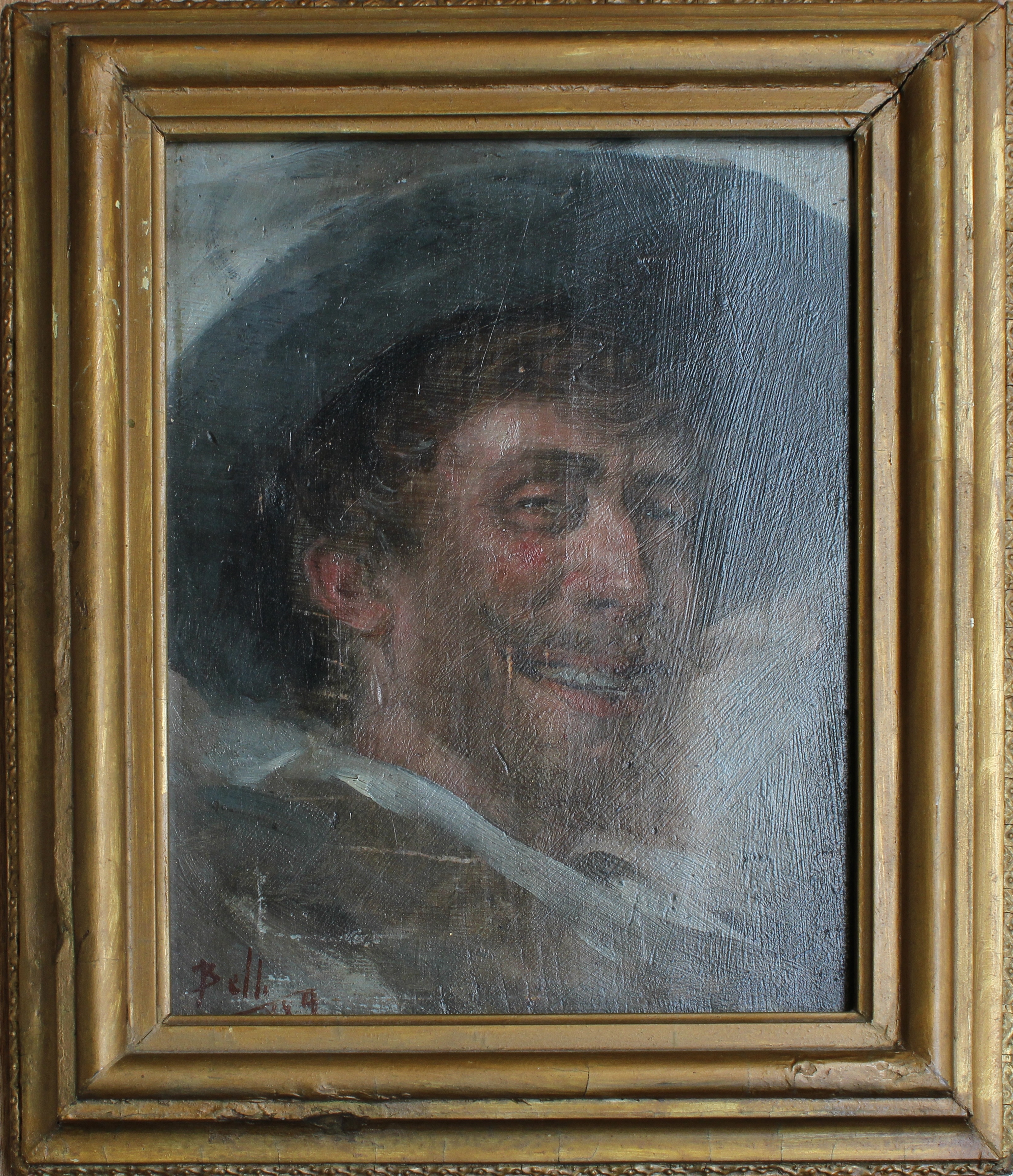 Benito Belli | Portrait of a Laughing Conquistador (1889) | MutualArt