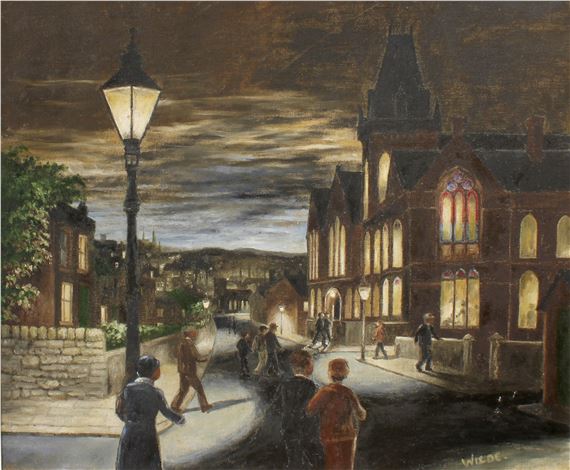 Fred Wilde | Night school at the institute | MutualArt