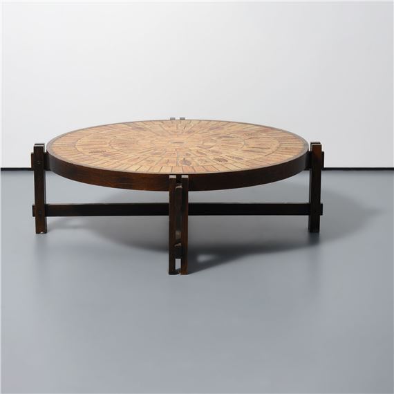 Roger Capron | Roger Capron Tile Top Table | MutualArt