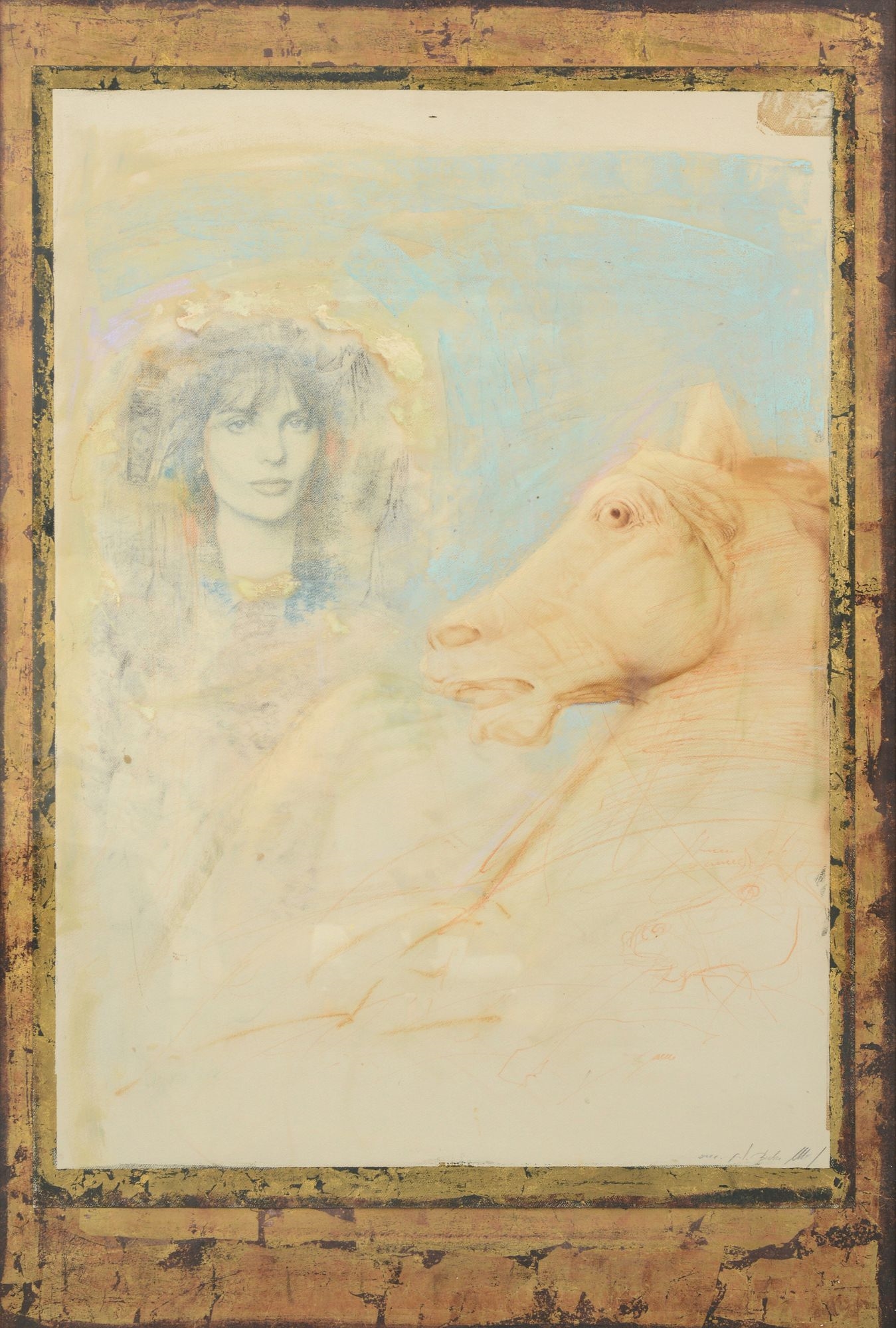 Mersad Berber | Mersad Berber Pastel Drawing, 46H (1986) | MutualArt