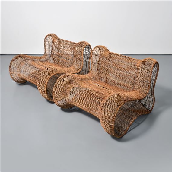 Kenneth Cobonpue | Pair of Kenneth Cobonpue PIGALLE Lounge Chairs | MutualArt