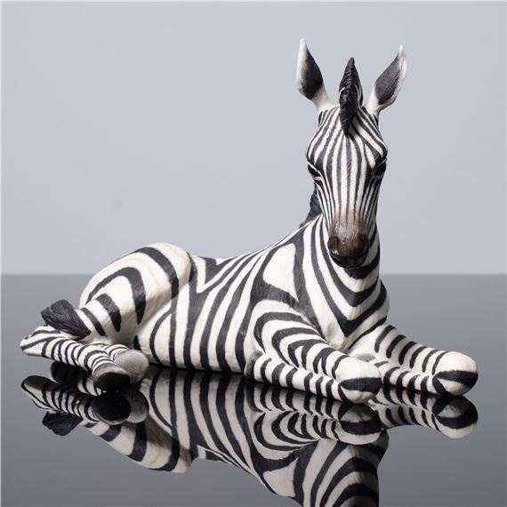 Boehm | Edward Marshall Boehm Porcelain Zebra Figurine | MutualArt