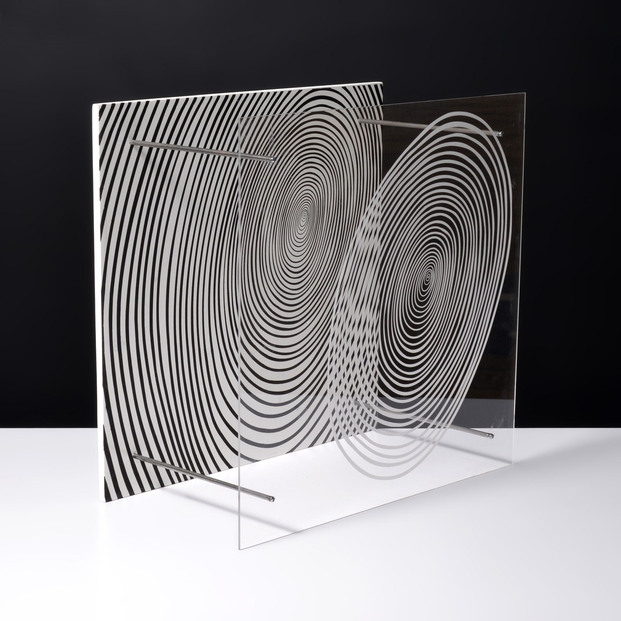 Jesus-Rafael Soto | Jesus Soto LA SPIRALE Op Art Sculpture (1958) | MutualArt