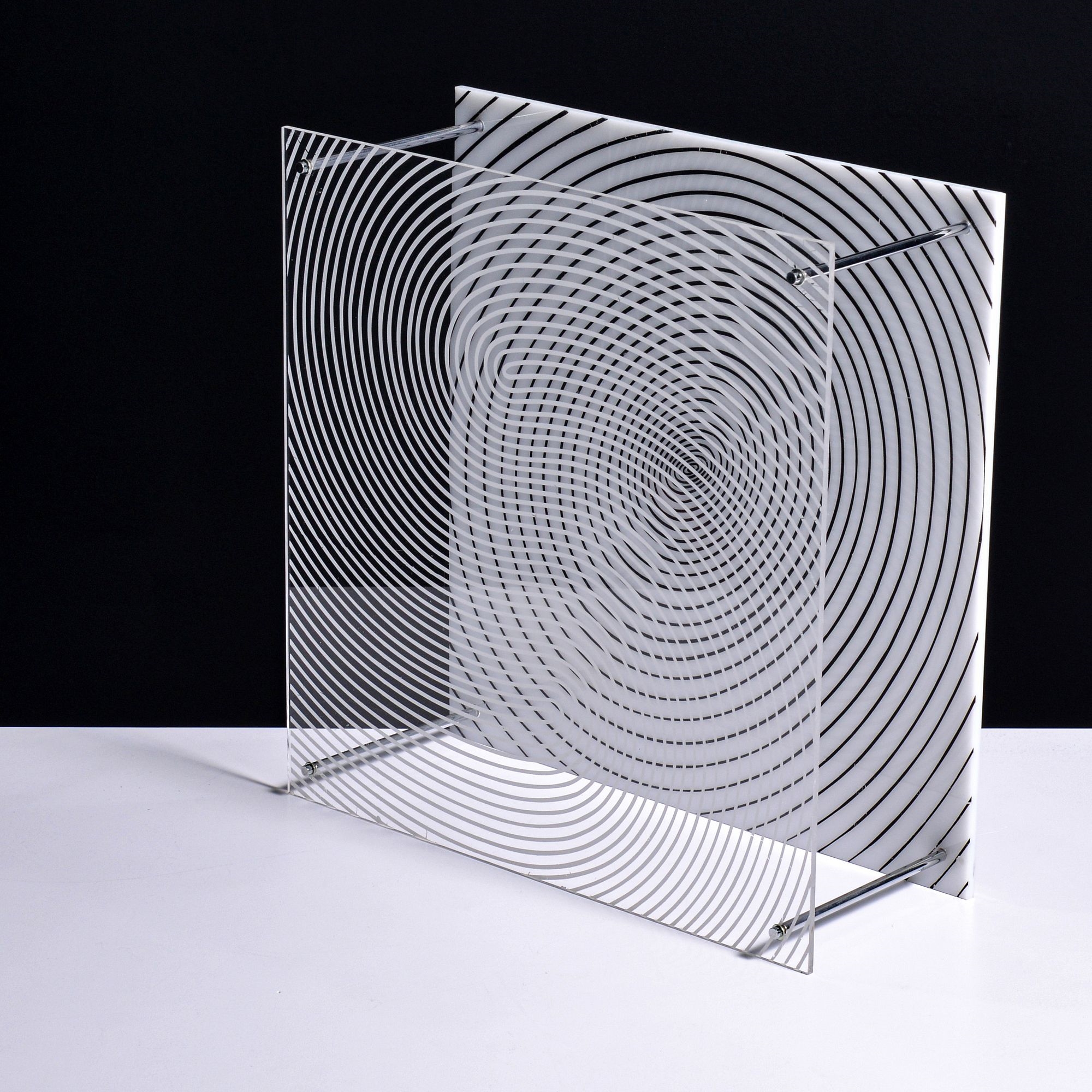 Jesus-Rafael Soto | Jesus Soto ESPIRAL DOBLE Op Art Sculpture (1979) | MutualArt