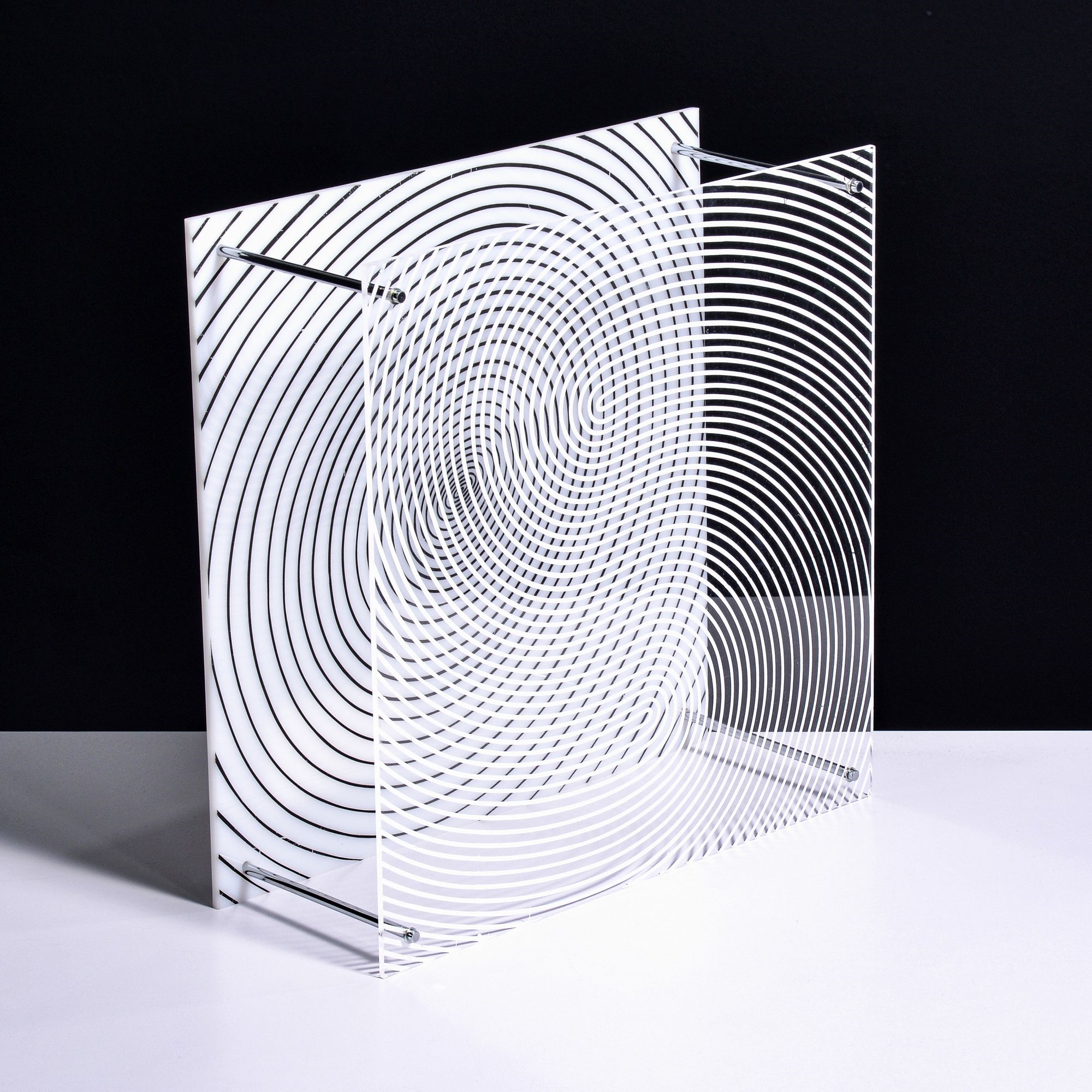 Jesus-Rafael Soto | Jesus Soto ESPIRAL DOBLE Op Art Sculpture (1979) | MutualArt