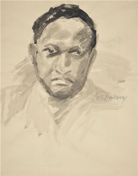 Joseph Delaney | Portrait of a Man | MutualArt
