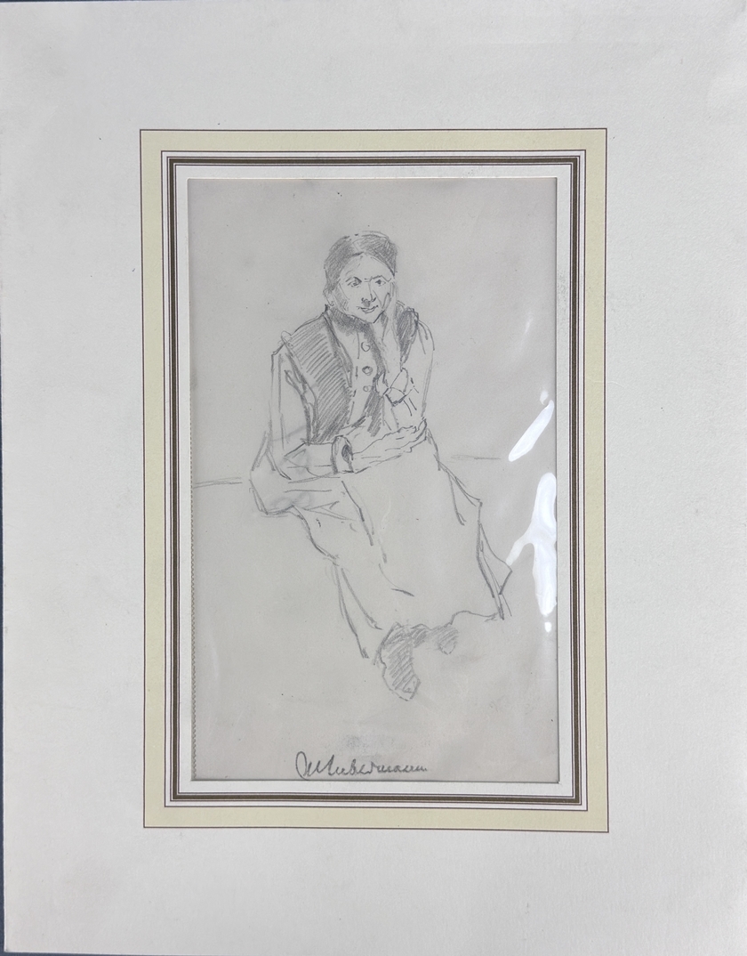 Max Liebermann | Portrait of a woman | MutualArt