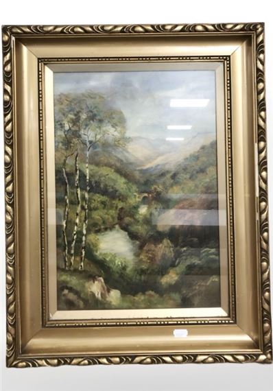 L. Rogers | A valley landscape | MutualArt