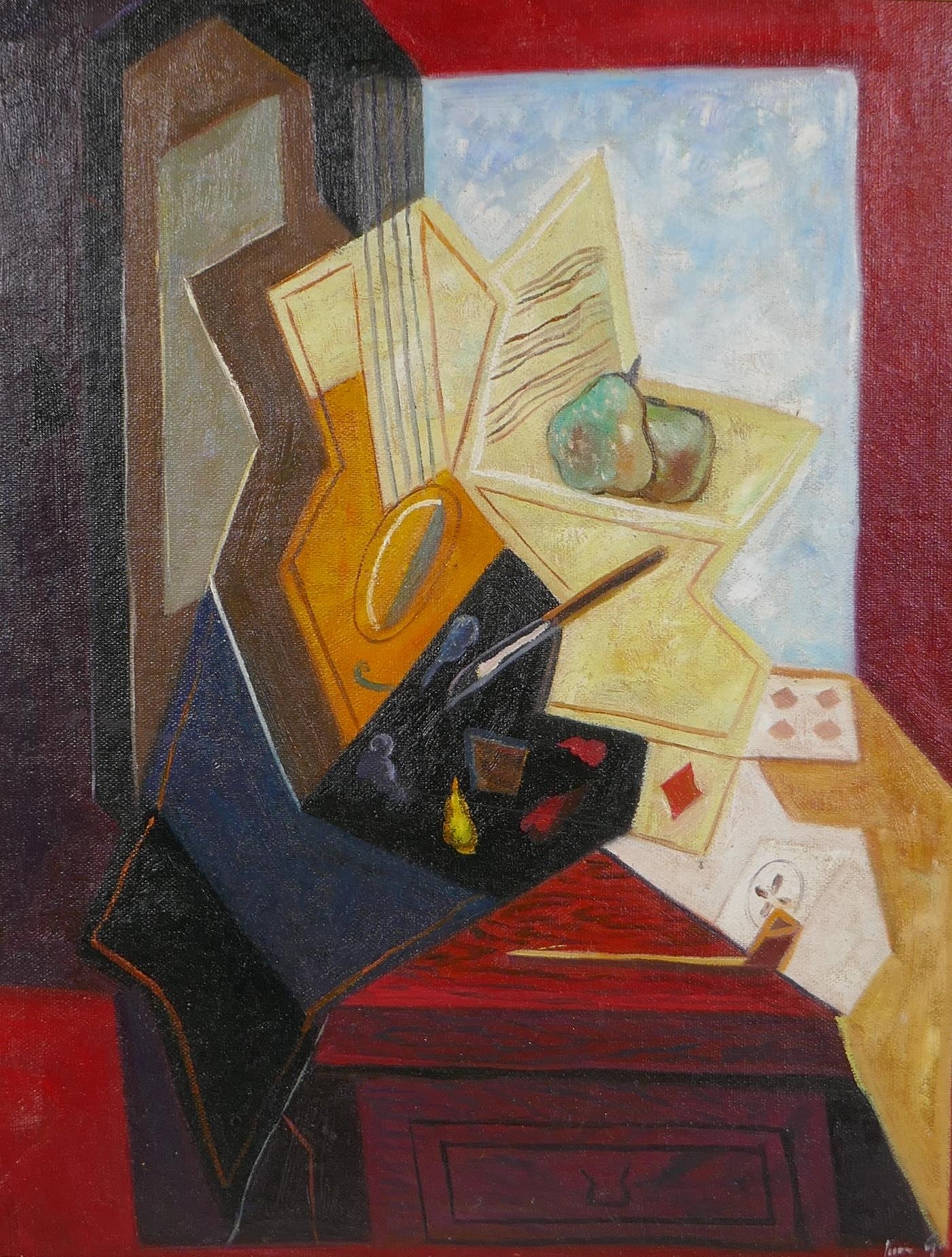 Juan Gris | The Painter's Window | MutualArt