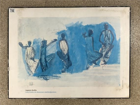 Auguste Rodin | AUGUSTE RODIN PRINT; 80 X 60CM | MutualArt