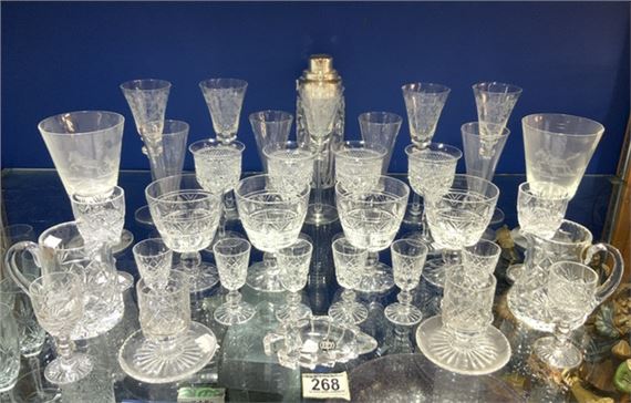 Thomas Webb | MIXED CUT GLASS INCLUDES ETCHED AND THOMAS WEBB | MutualArt
